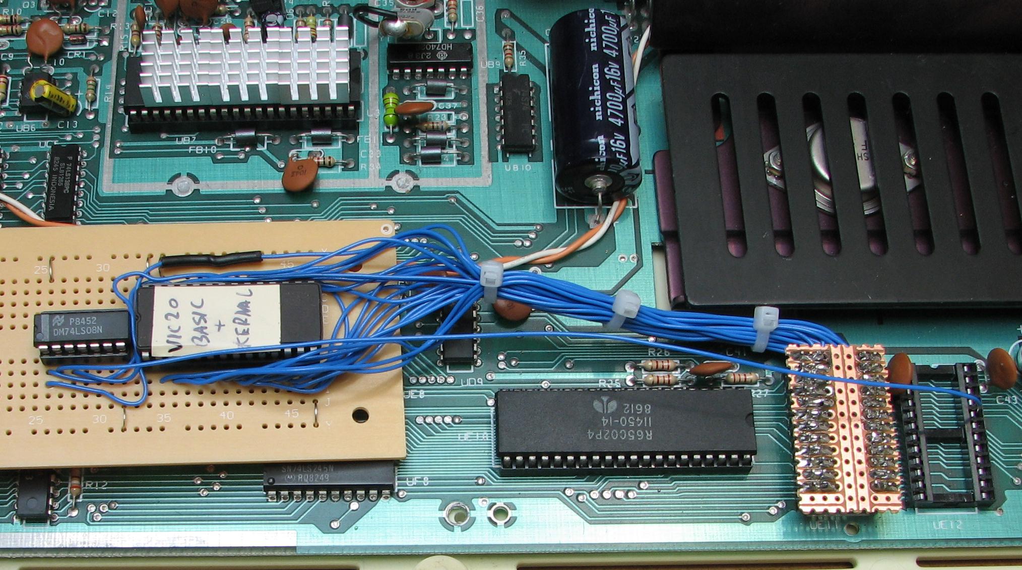 Vic 20 Replace BASIC and Kernal ROM’s with 27128 EPROM – Hackjunk.com