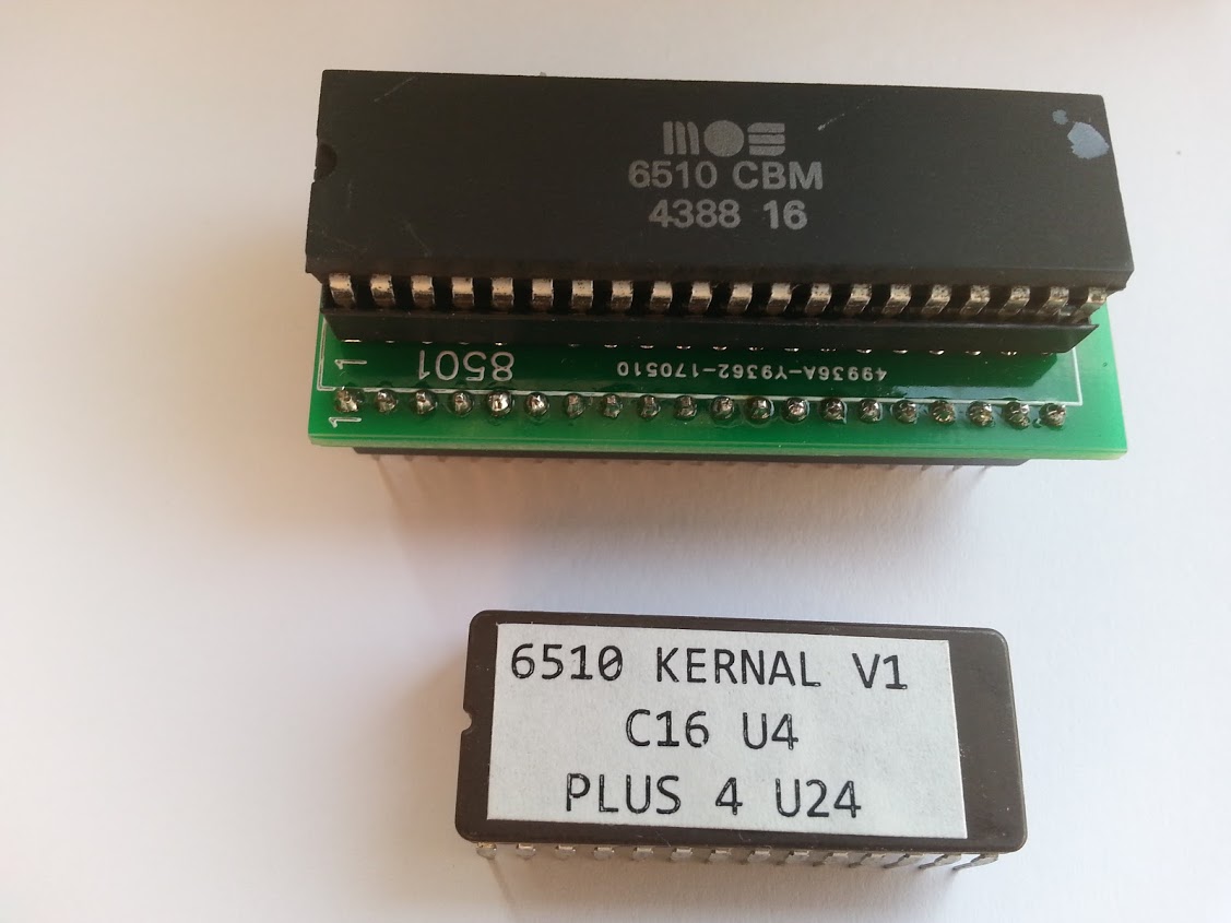 Commodore 16 & Plus 4 8501 to 6510 CPU conversion – Hackjunk.com